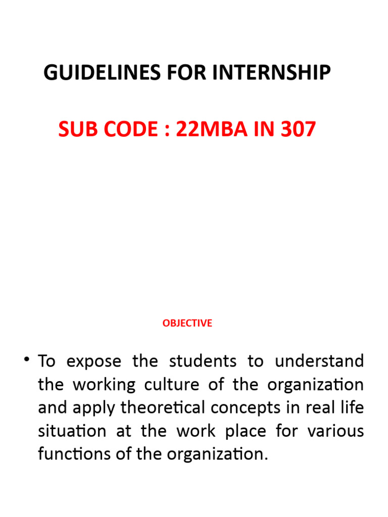 Internship | PDF
