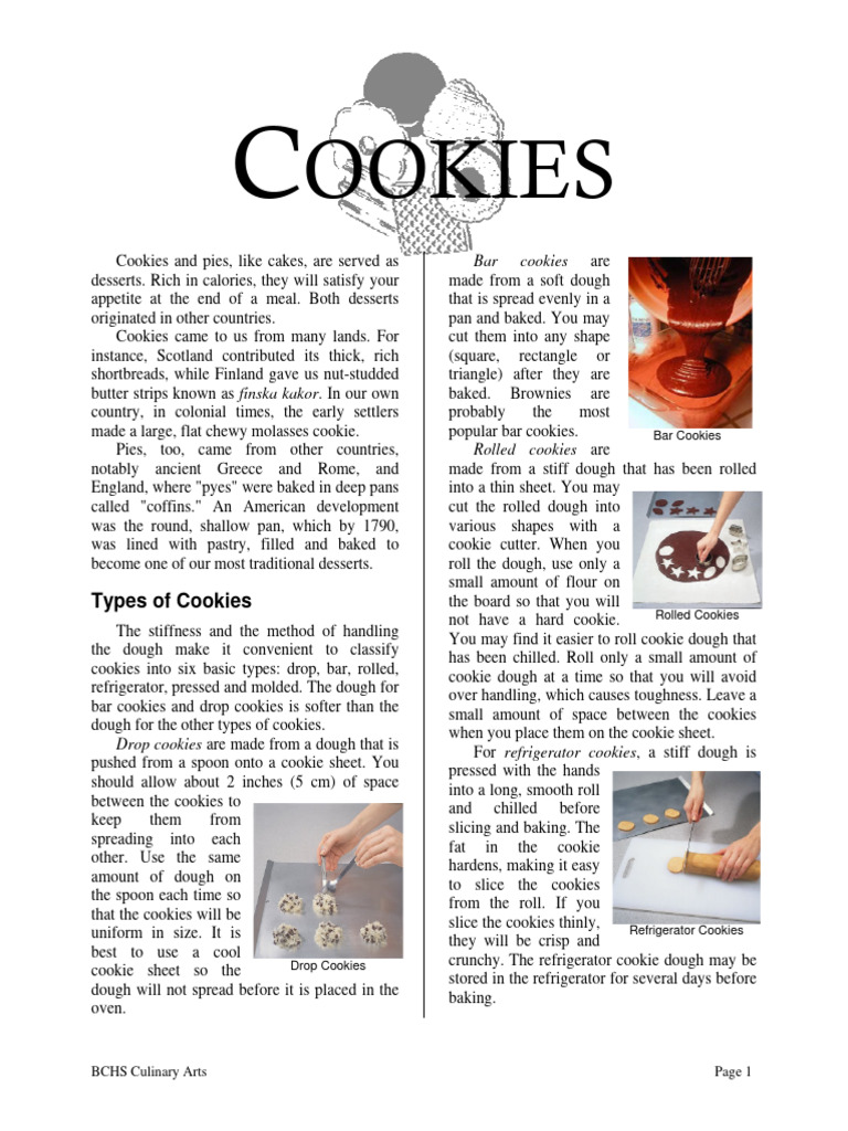 Cookies | PDF | Cakes | Baking