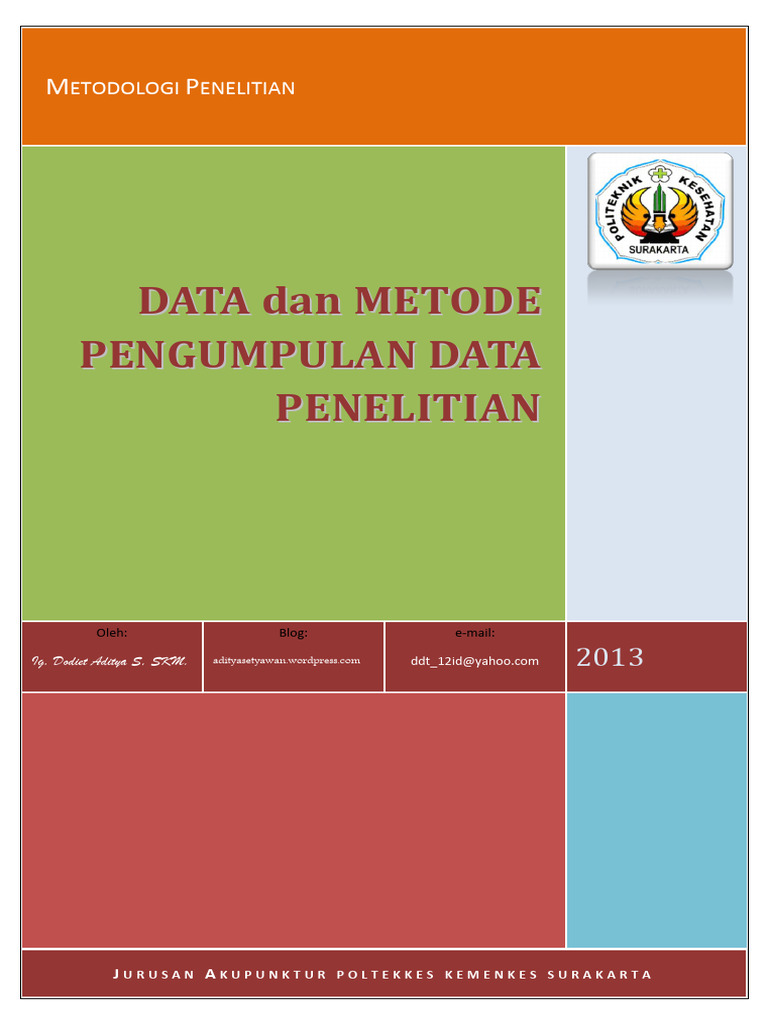 5 Data Dan Metode Pengumpulan Data | PDF