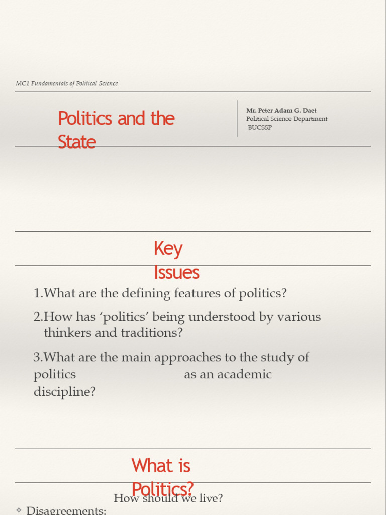 Intro To Politics | PDF | Resource