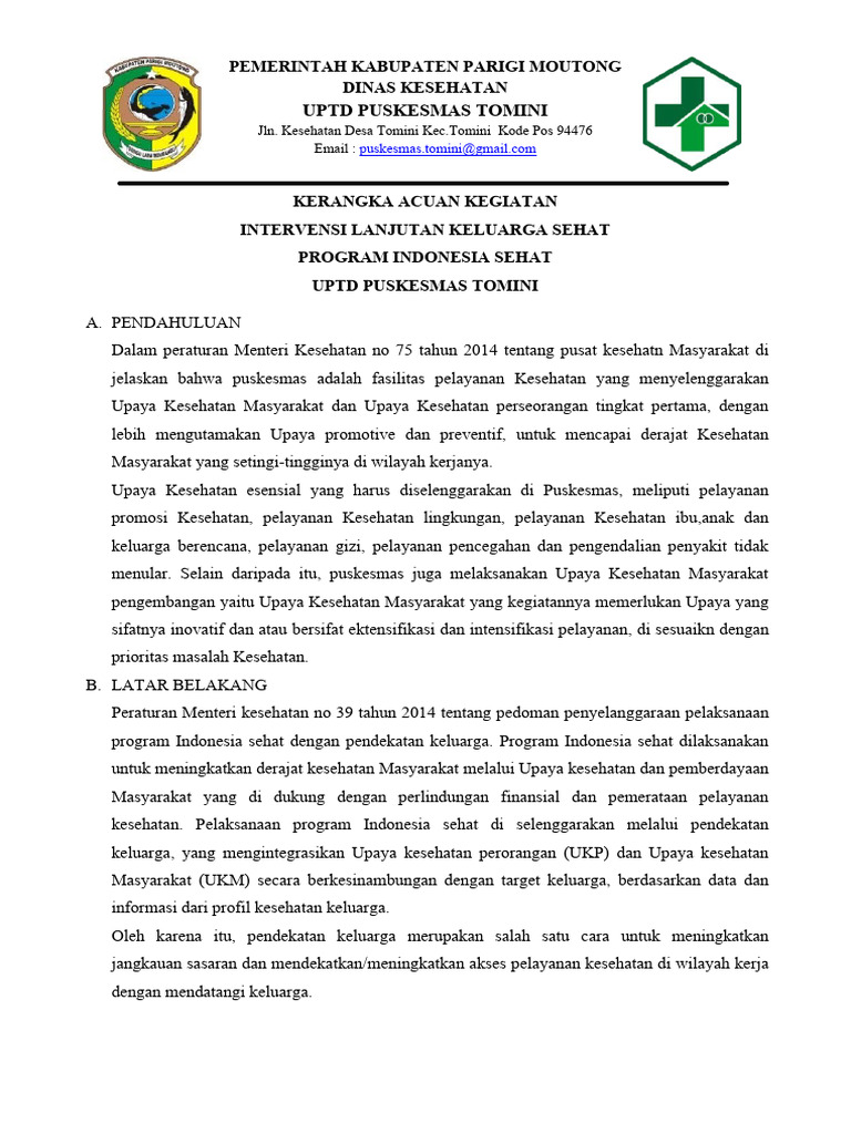 Kak Intervensi Pis Pk | PDF