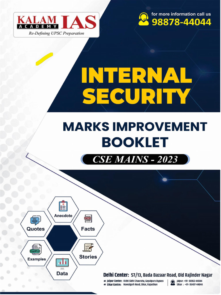 Internal Security MIB_23 | PDF | Taliban | National Security