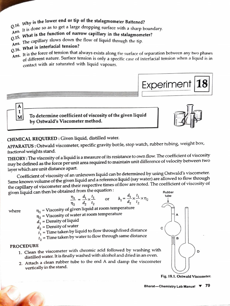 Experiment 3 Chemistrt | Download Free PDF | Viscosity | Liquids