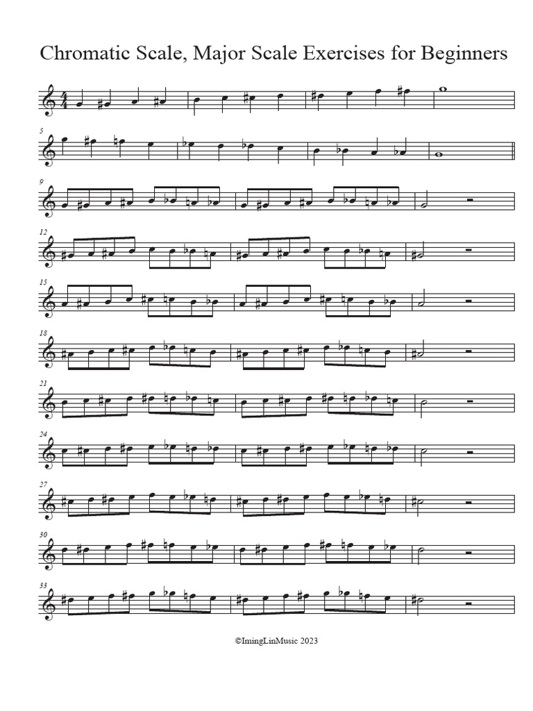 Chro Major Beginners Score | PDF