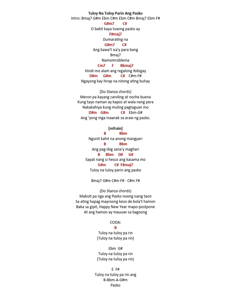 Tuloy Na Tuloy Parin Ang Pasko | PDF