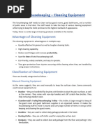 HK List Material PDF | PDF | Housekeeping | Home
