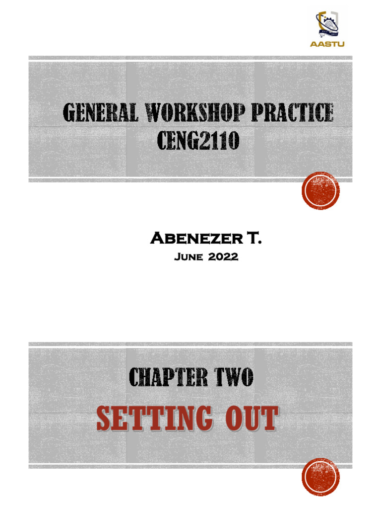 General Workshop Practice Chapter Two | PDF