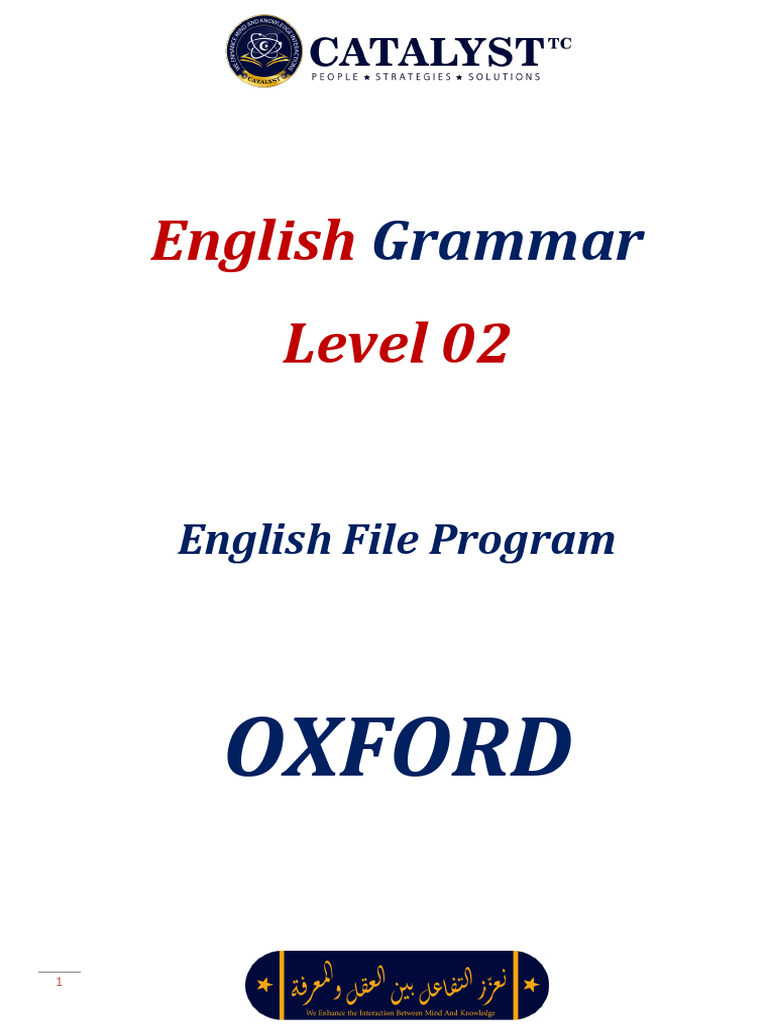 Level 02 Grammar Lessons | PDF | Plural | Grammatical Number
