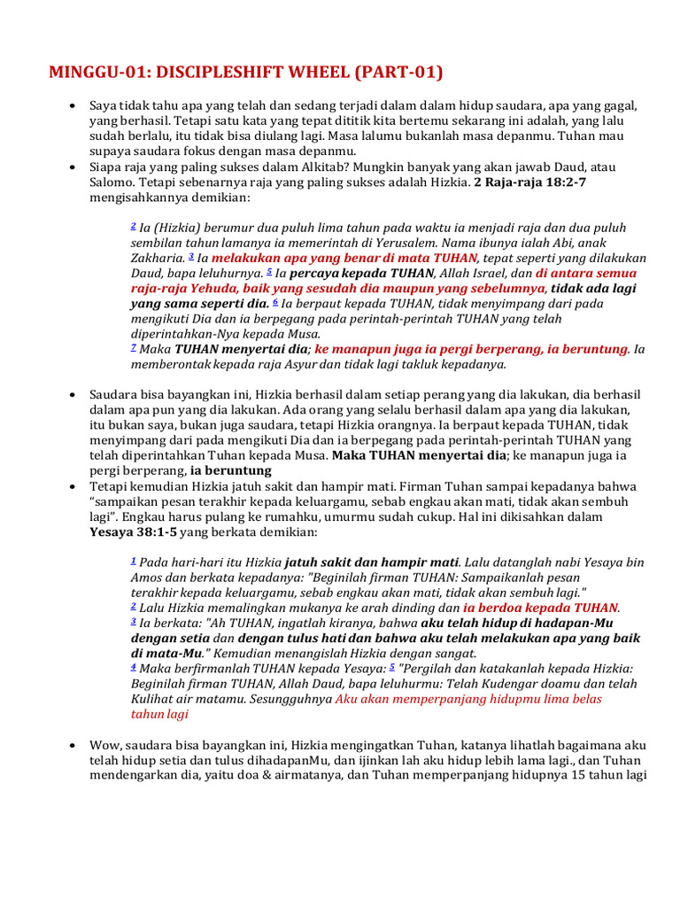 Discipleship Wheel | PDF