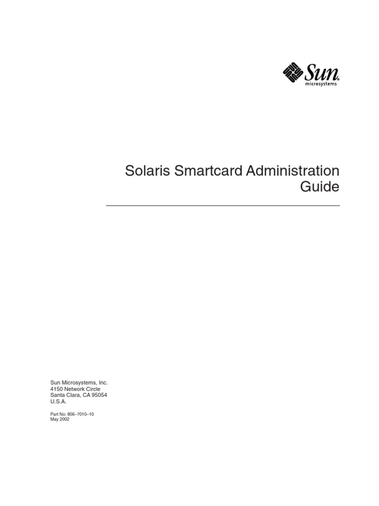 Adminguide Smartcard | PDF | Smart Card | Command Line Interface