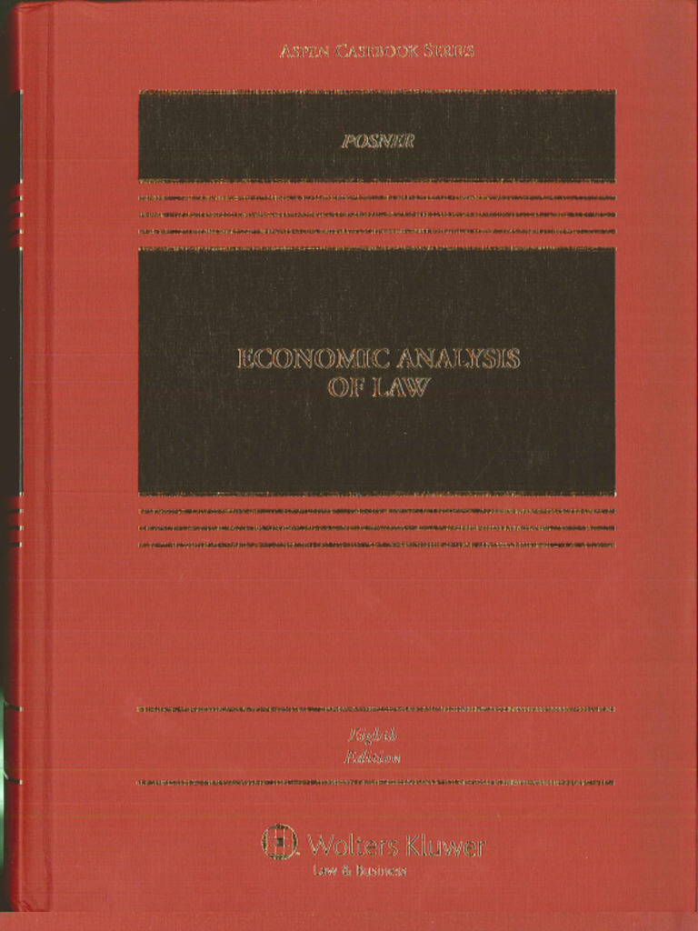 Posner Economic Analysis of Law | PDF
