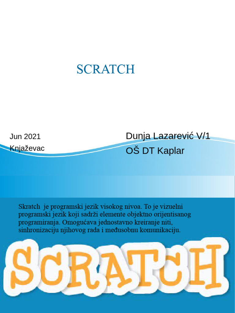 Scratch Prezentacija | PDF