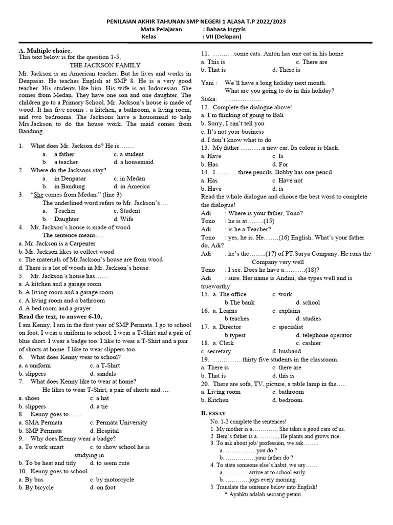 B.Ing 7 - Tampu | PDF