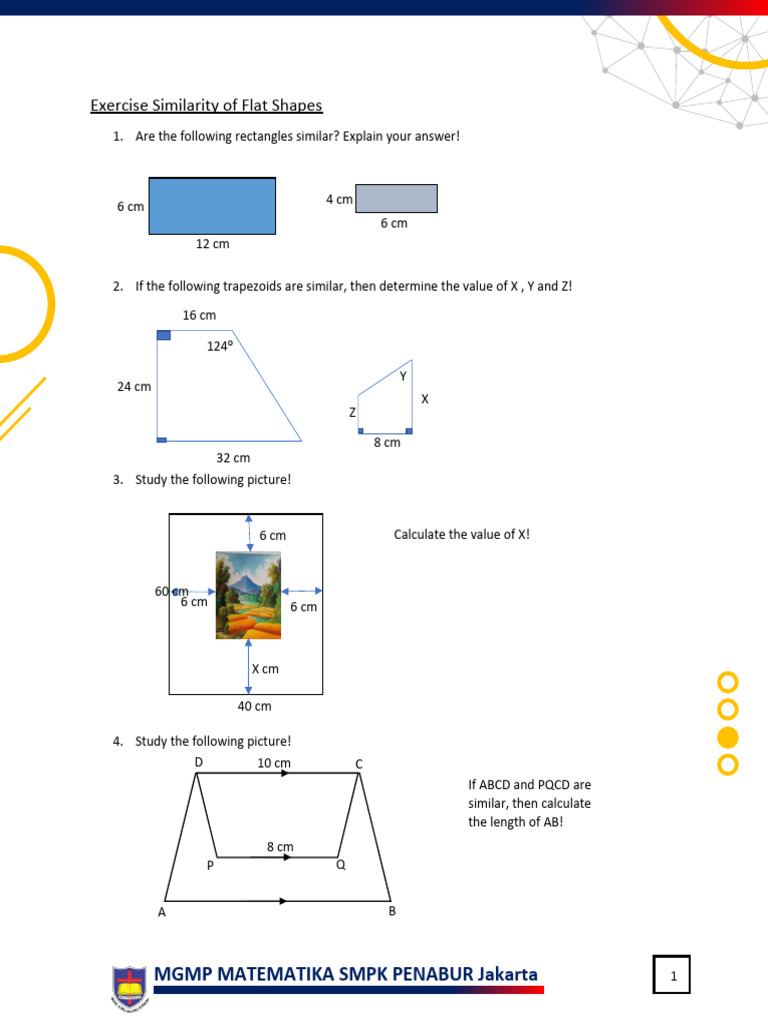 Exercise 1 Flat Shape Similarity | PDF