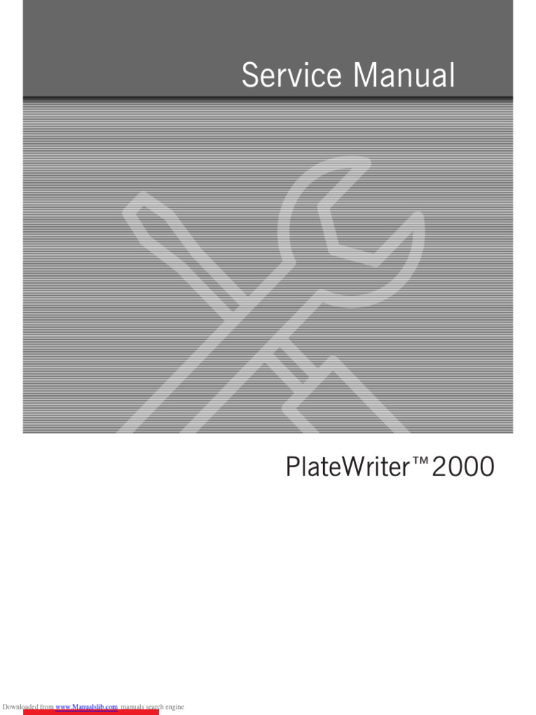 Platewriter 2000 | PDF | Printer (Computing) | Computing