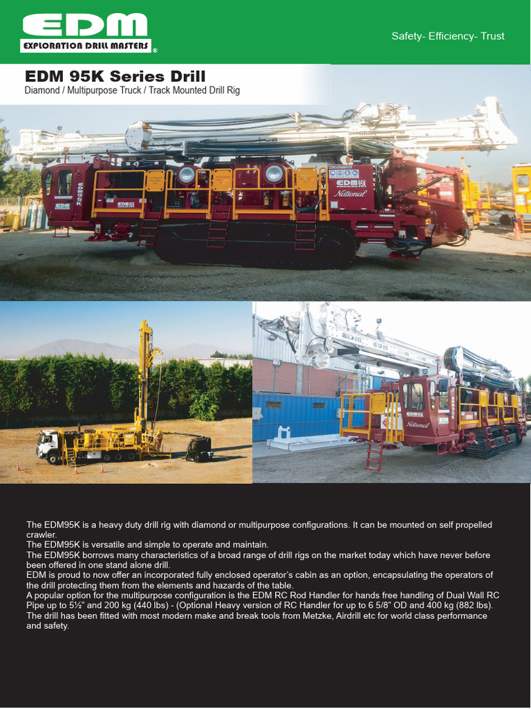 EDM 95K Series | PDF | Gear | Drill