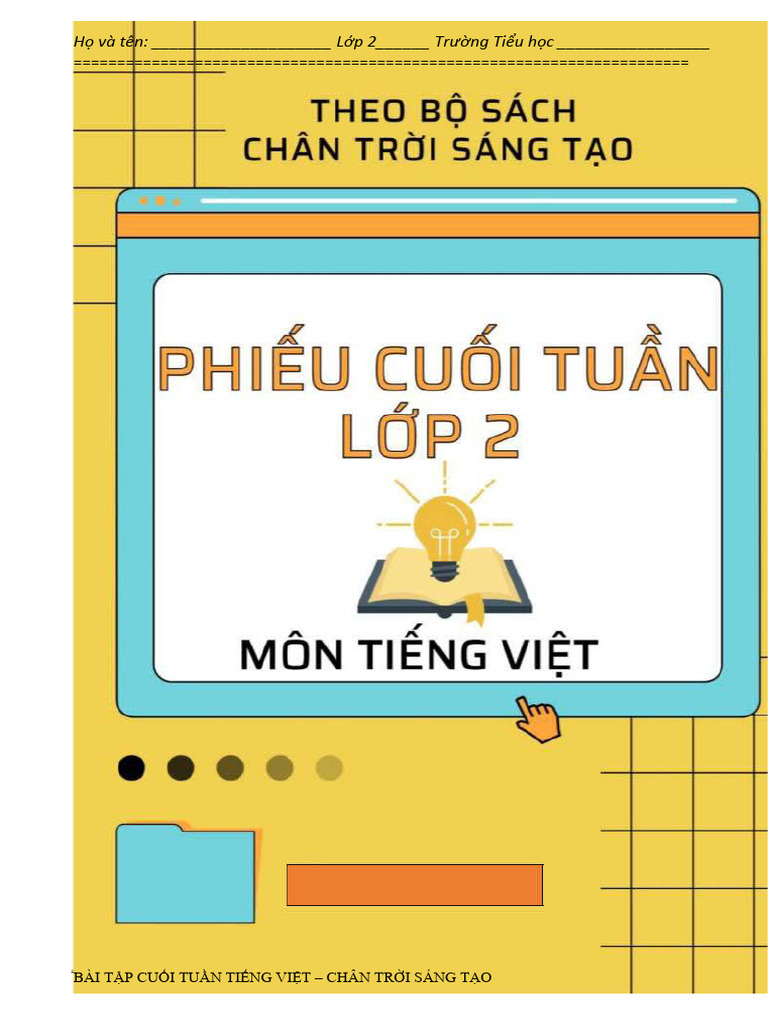 Phiếu Cuối Tuần Tv2 - Ctst | PDF