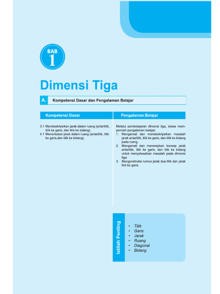 Dimensi Tiga | PDF