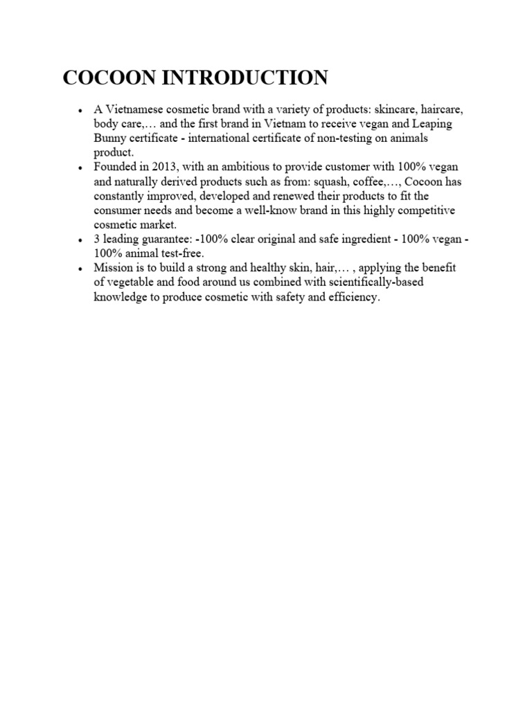 Cocoon Introduction | PDF