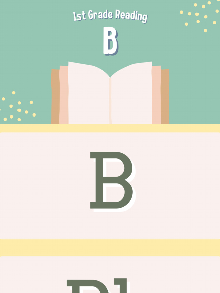 1st Grade Reading - Unit 3 - Booklet 1 | PDF