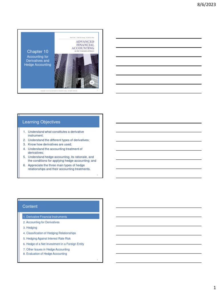 AFA - 4e - PPT - Chap10 (For Students) | PDF | Derivative (Finance ...