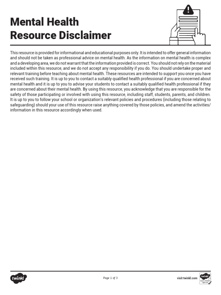 BW Emotional Triggers - What Pushes My Buttons Chart and Activity | PDF