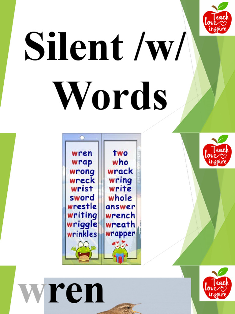 Silent W Wirds | PDF