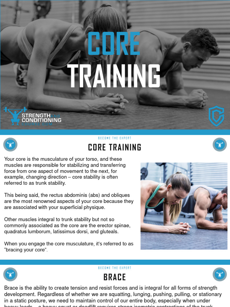 Core Training | PDF | Pelvis | Anatomical Terms Of Motion