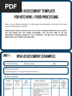 Industrial Kitchen Risk Assessment Guide | PDF | Kitchen | Stove