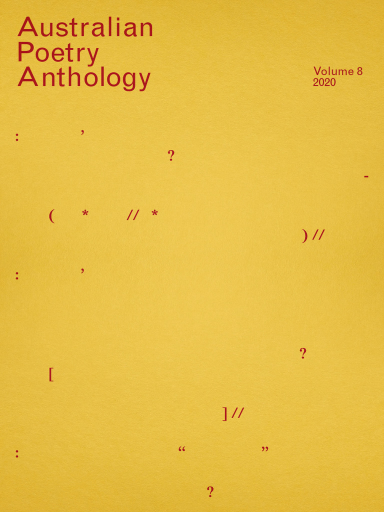 Australian Poetry Anthology Vol 8 | PDF | Heart