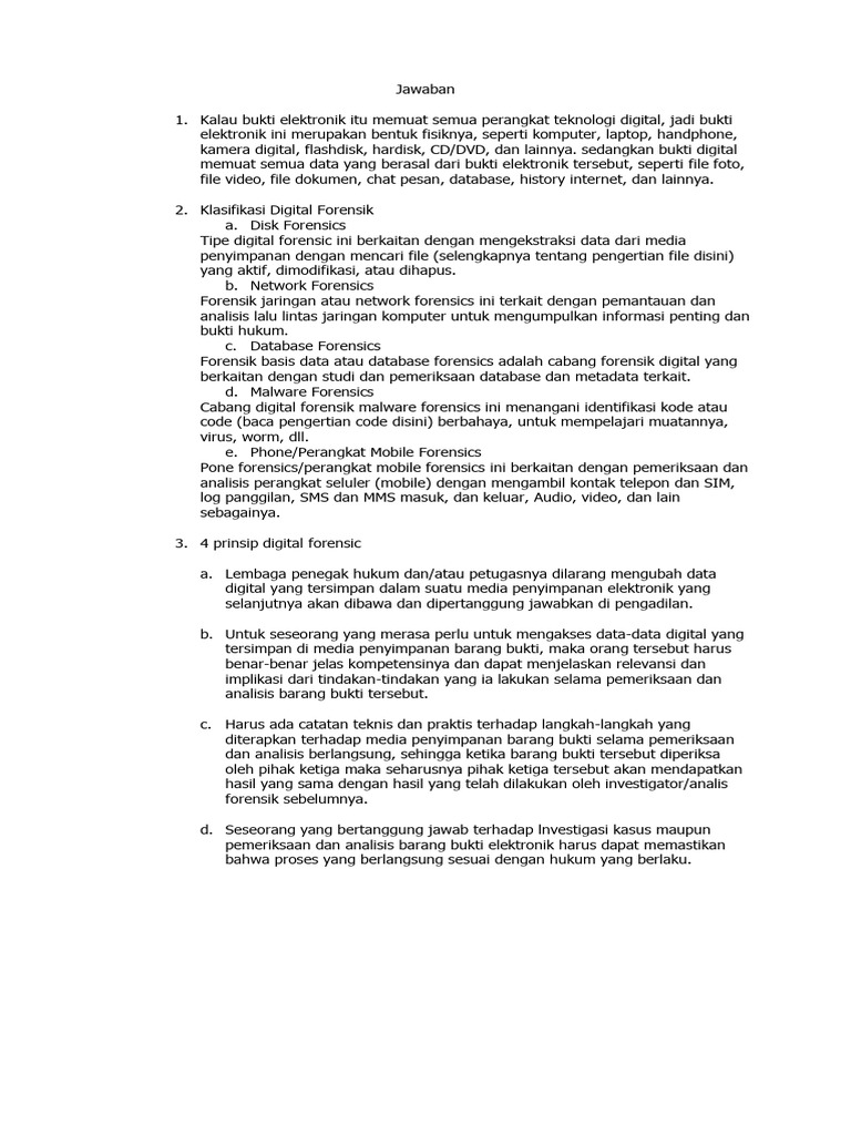 Panduan Digital Forensik | PDF | Komputer