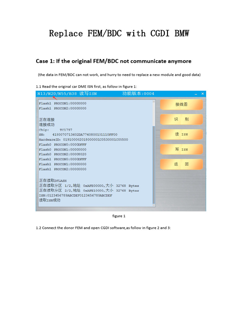 CGDI BMW Change FEM BDC 0318 | Download Free PDF | Data Management | Computing