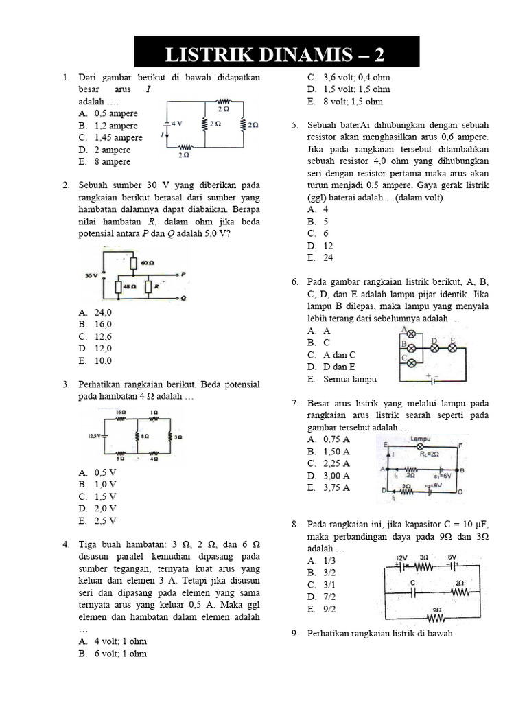 LISTRIK DINAMIS 2 | PDF
