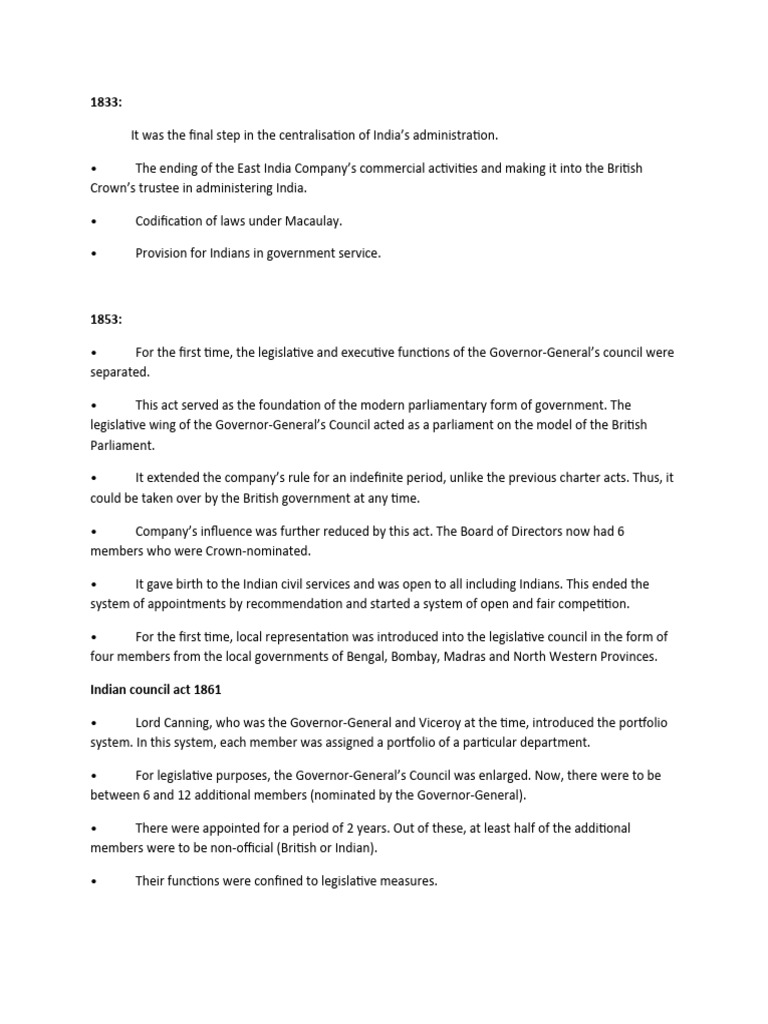 History Notes | PDF | British Raj | Partition Of India