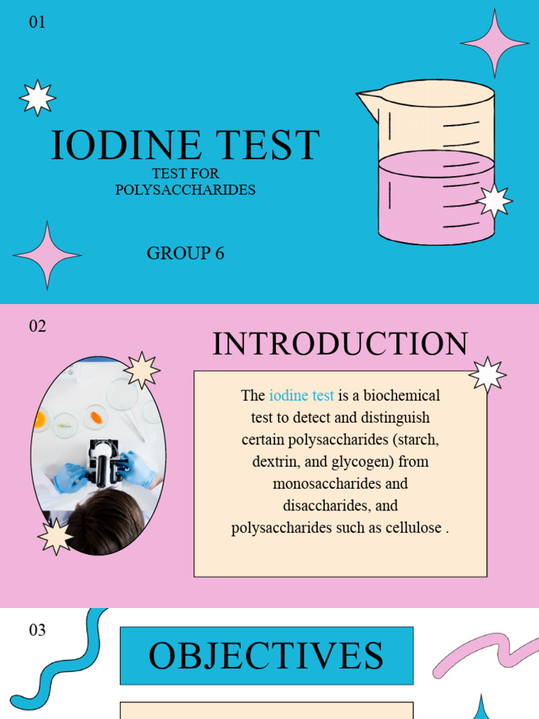 Iodine Test | PDF | Starch | Polysaccharide