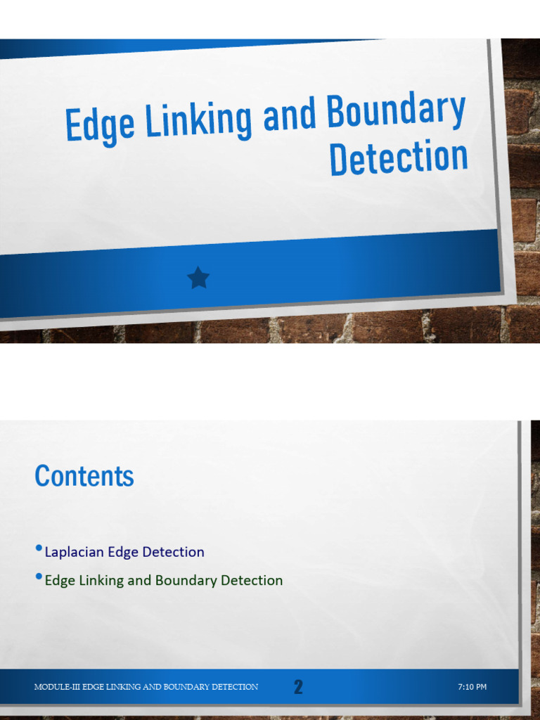 Edge Linking and Boundary Detection Techniques | PDF | Graphics ...