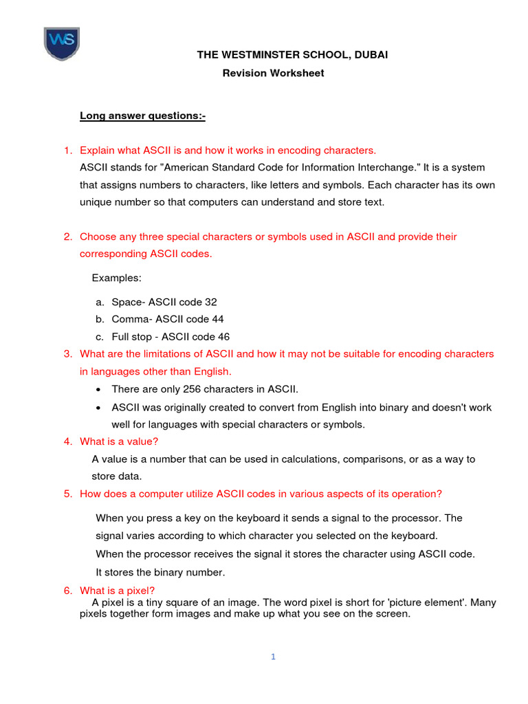 Answer Key | Download Free PDF | Ascii | Http Cookie