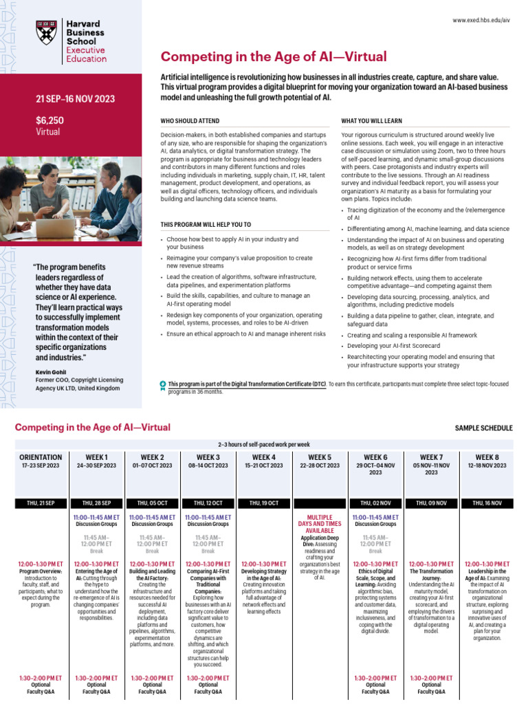 Competing Age Ai Virtual Brochure | PDF | Artificial Intelligence ...