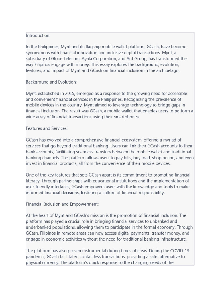 Mynt and GCash Revolutionizing Financial Inclusion in The Philippines ...