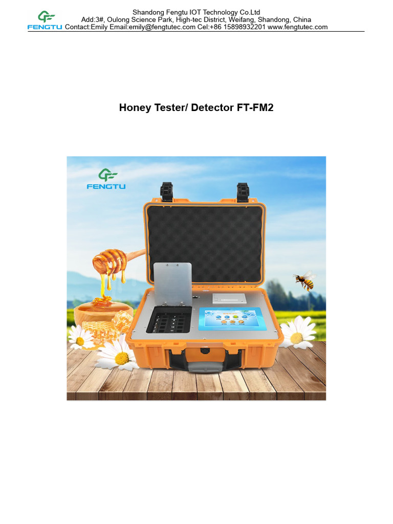 Honey Tester Detector FT-FM2 | PDF | Soil | Meteorology