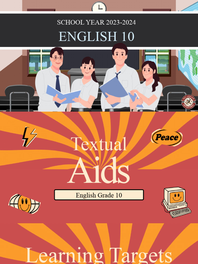Lesson 4 - Textual Aids | PDF | Infographics | Information
