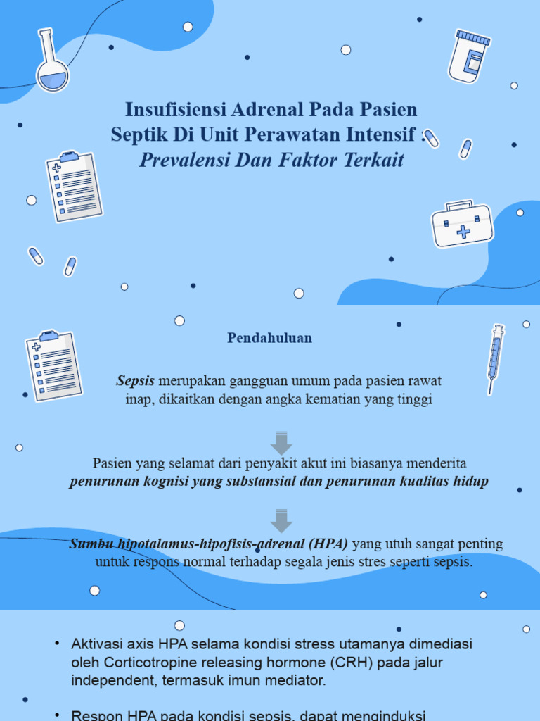 Insufisiensi Adrenal di ICU | PDF