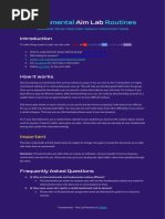 Voltaic X Aimlabs - Weakness-Specific Aim Training Routines | PDF | Technology & Engineering