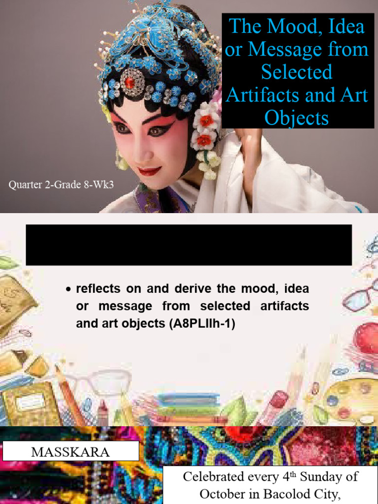 Q2-ARTS8-Wk3 (The Mood, Idea or Message - Artifacts of East Asia) | PDF ...