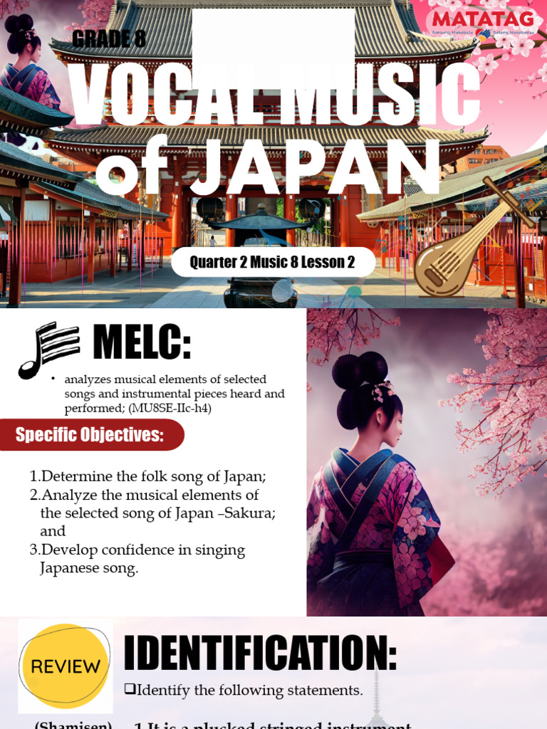 Japanese Vocal Music: Sakura Analysis | PDF | Musical Instruments ...
