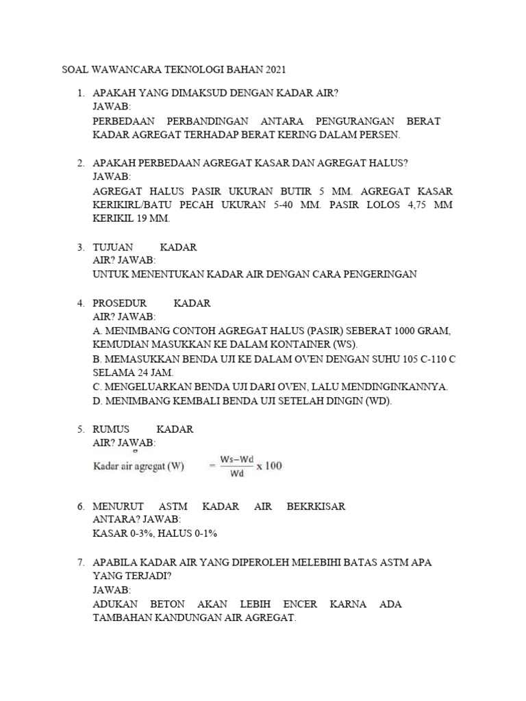 Soal Wawancara | PDF