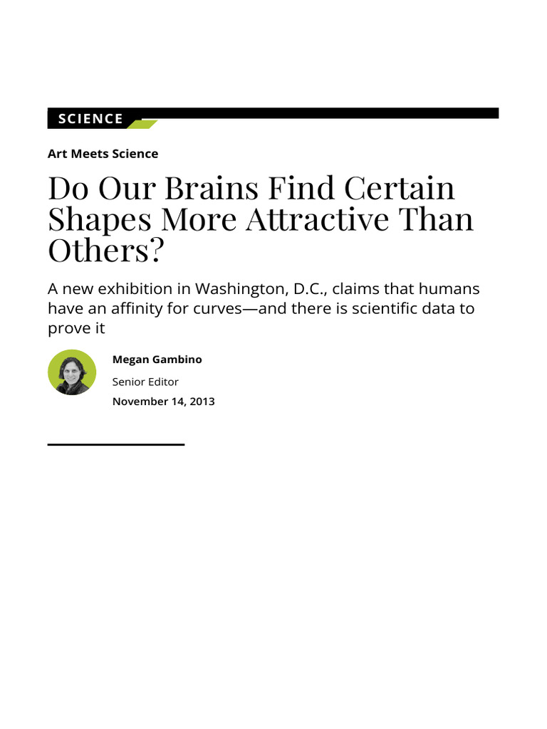 Do Our Brains Find Certain Shapes More Attractive Than Others ...