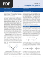 Complexation and Protein Binding-Unit Iv | PDF | Coordination Complex | Chemical Bond