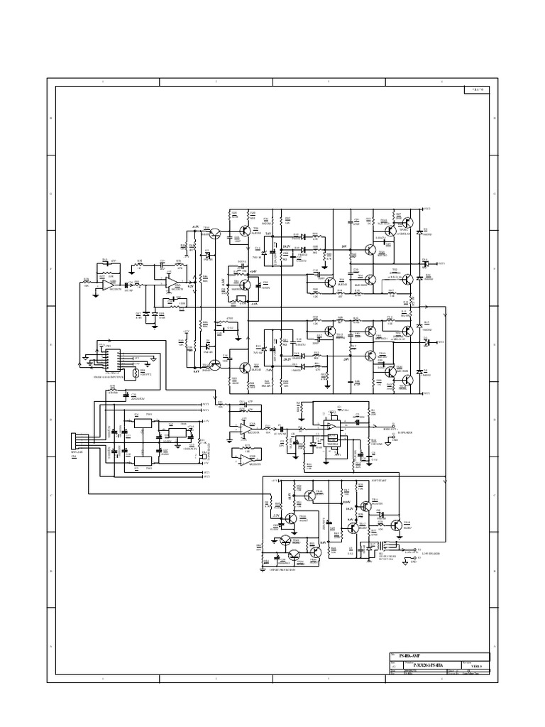 PS 4HA Amplifier Schematic Diagram | PDF