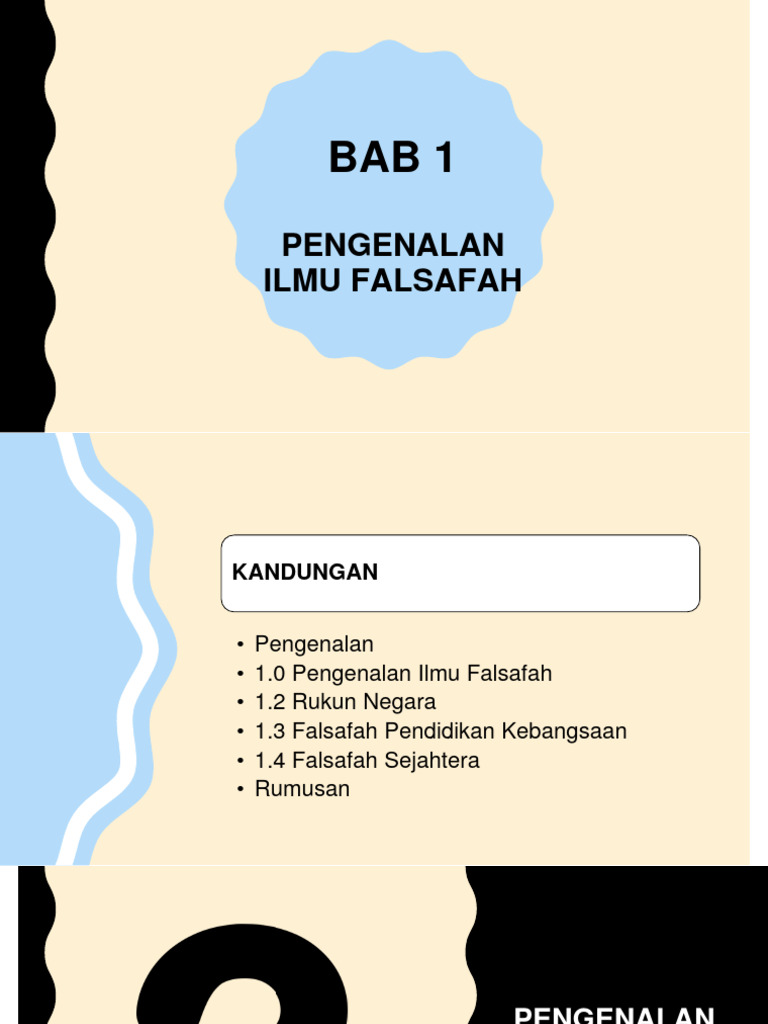 Bab 1 Pengenalan Ilmu Falsafah | PDF